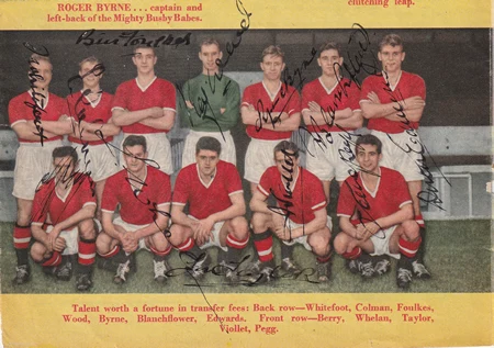 Manchester United Busby Babes 1957 – Fully Signed Autographed + Duncan ...